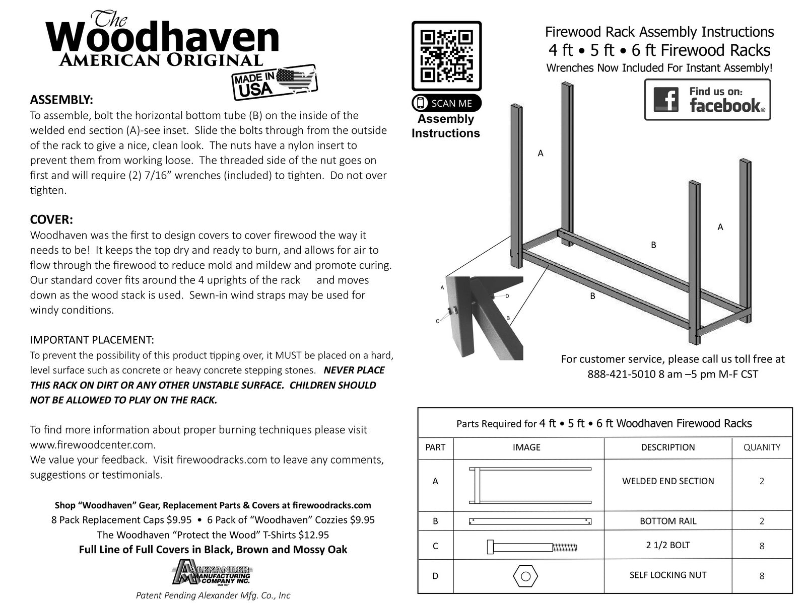 Assembly Instructions – The Woodhaven