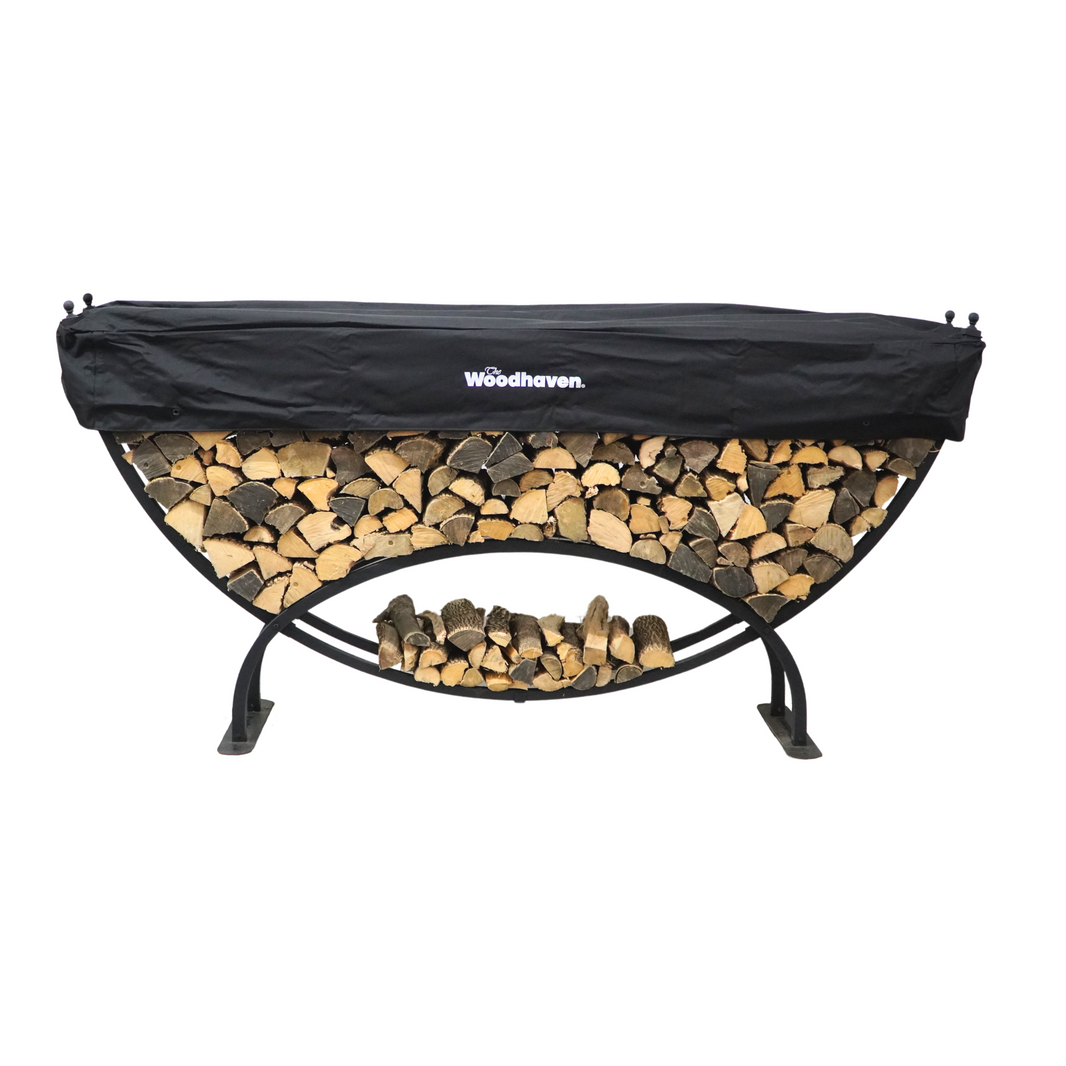 Woodhaven - USA Made Steel Firewood Racks With Covers And Accessories ...
