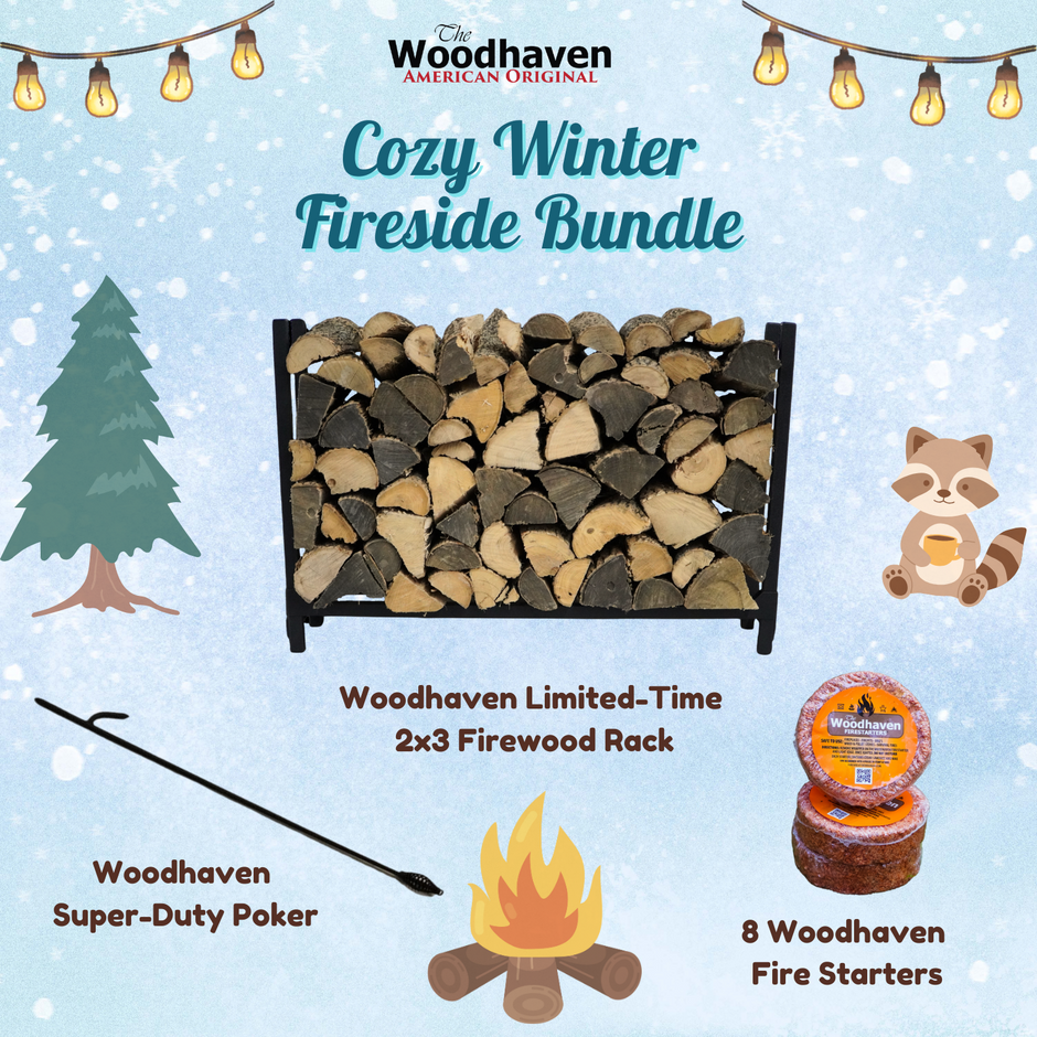 Woodhaven - USA Made Steel Firewood Racks With Covers And Accessories ...