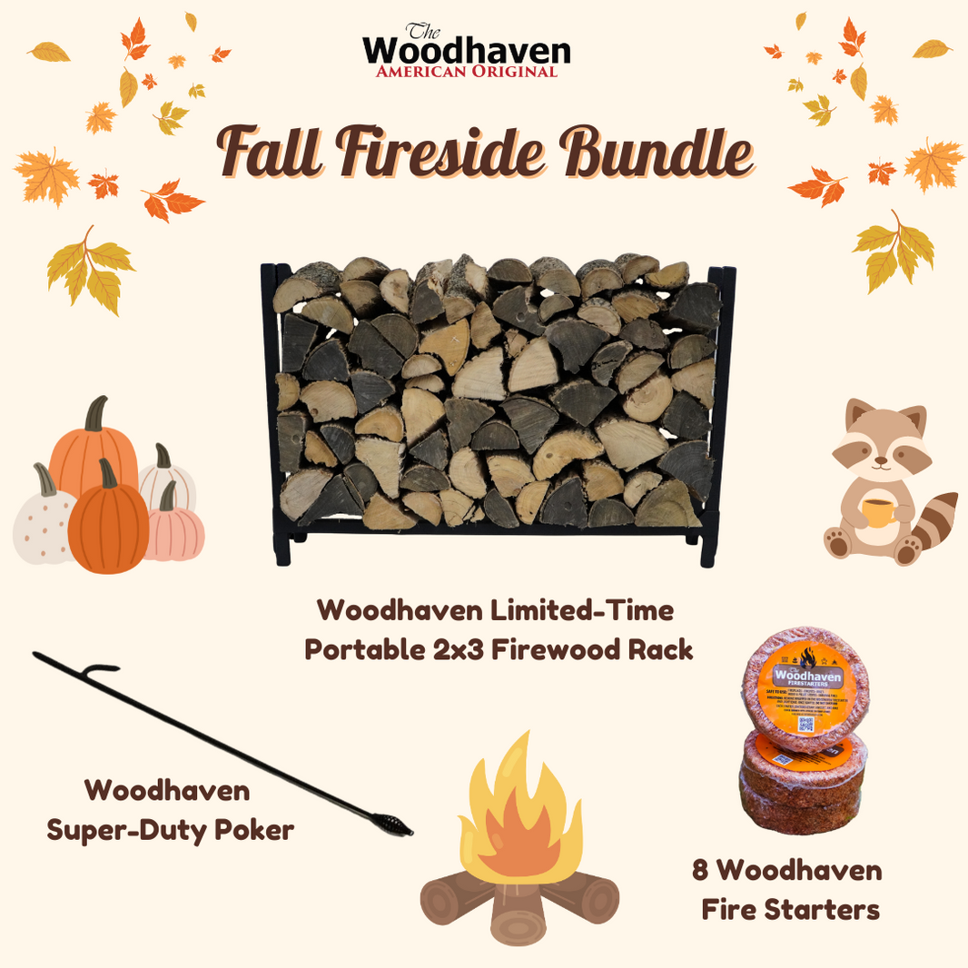 Woodhaven - USA Made Steel Firewood Racks With Covers And Accessories ...