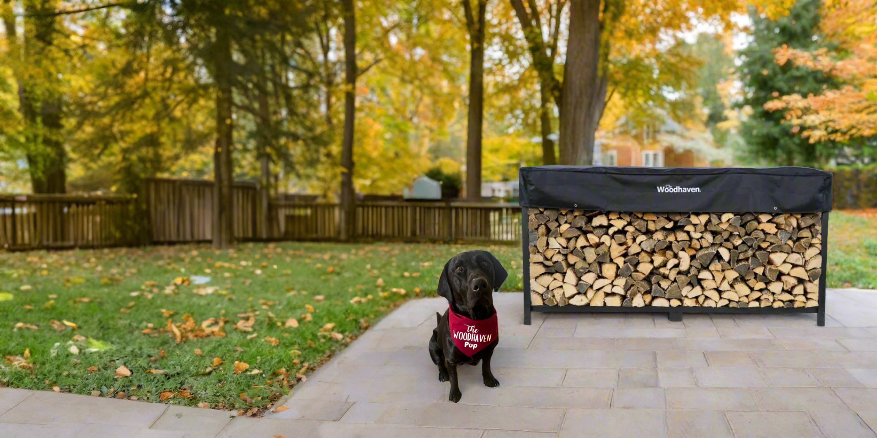 Woodhaven - USA Made Steel Firewood Racks With Covers And Accessories ...