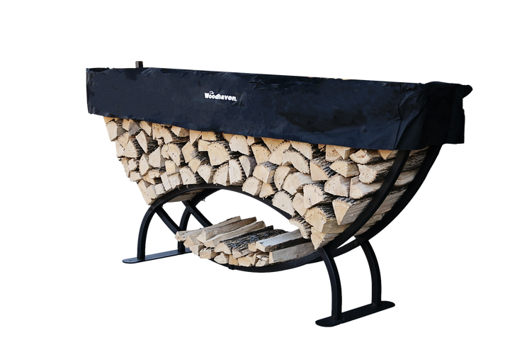 Woodhaven - USA Made Steel Firewood Racks With Covers And Accessories ...