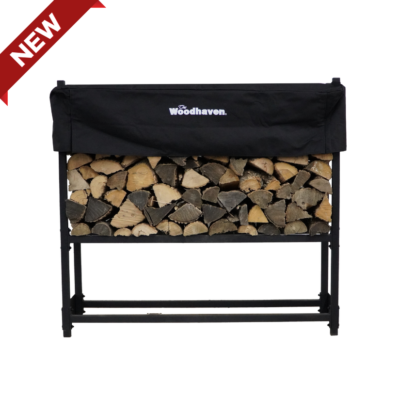 4' Woodhaven Stack Rack with Cover – The Woodhaven