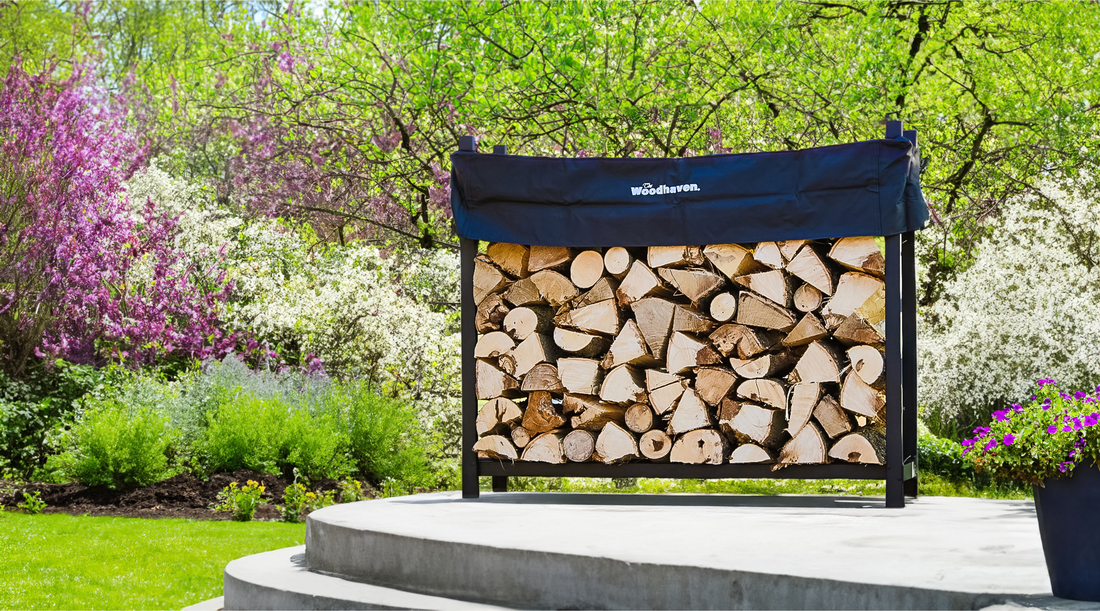 Woodhaven - USA Made Steel Firewood Racks With Covers And Accessories ...