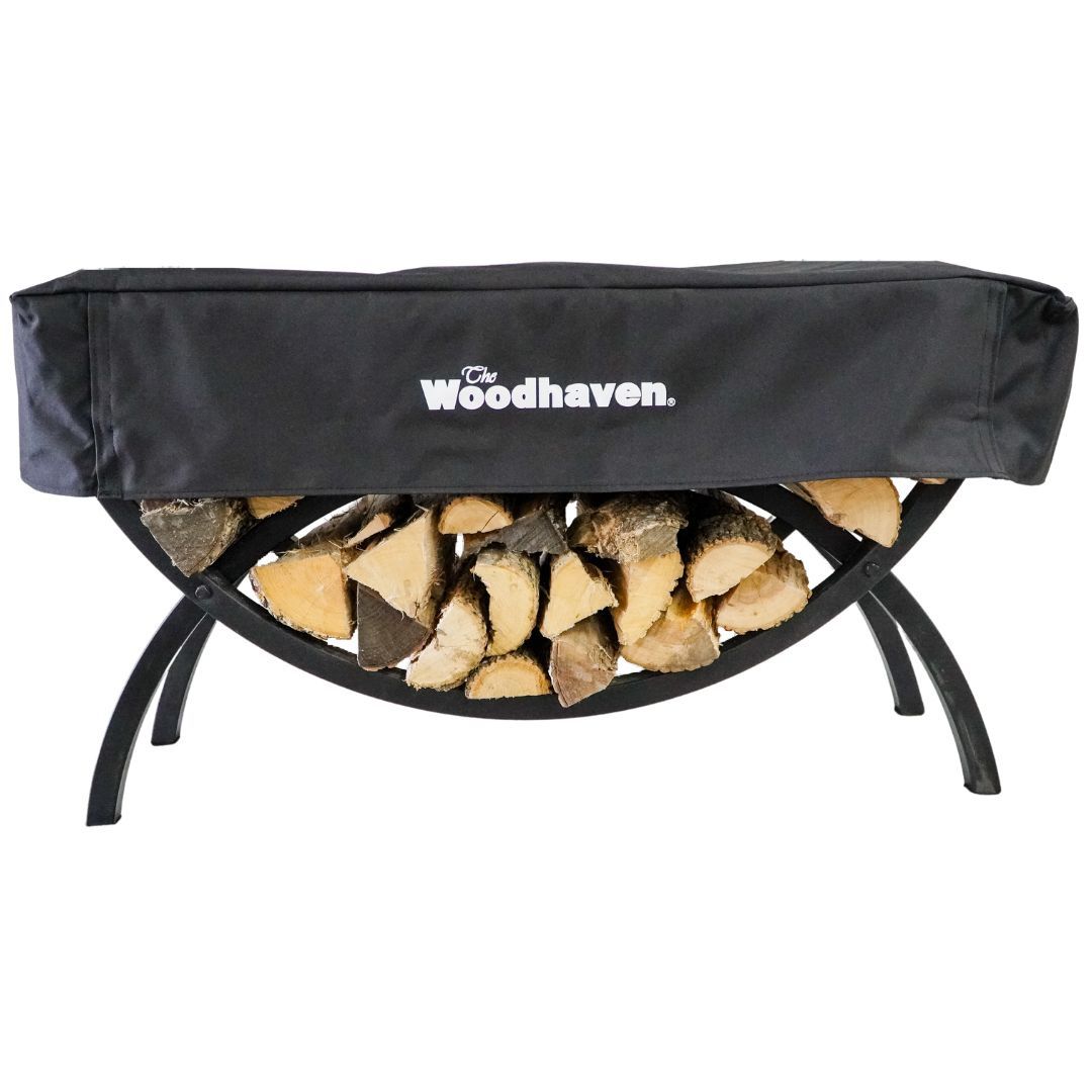 The Woodhaven 3ft Crescent Firewood Rack