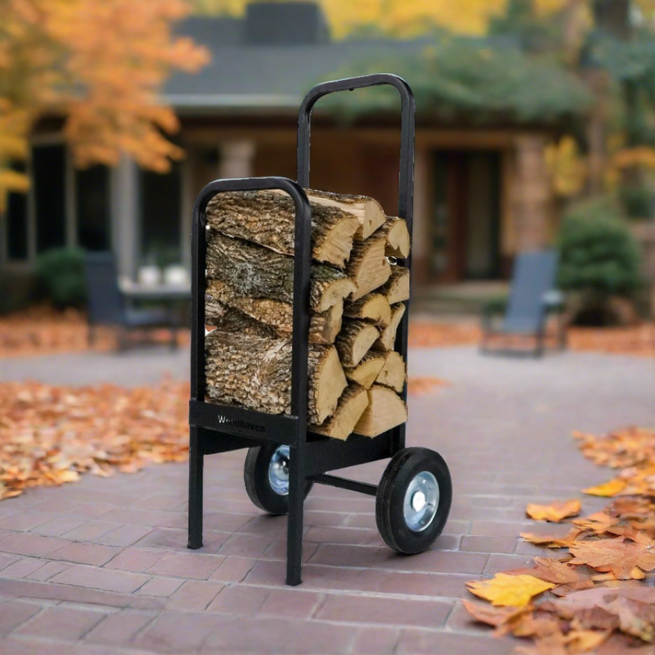 Woodhaven - USA Made Steel Firewood Racks With Covers And Accessories ...